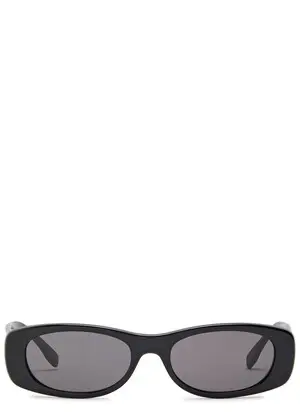 Fendi Narrow Rectangle Frame Sunglasses
