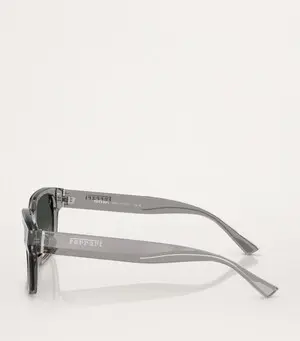 FERRARI Acetate Square Sunglasses - Grey