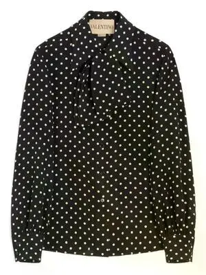Valentino Garavani Polka Dot Silk Shirt