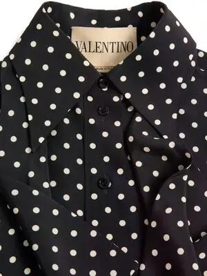 Valentino Garavani Polka Dot Silk Shirt