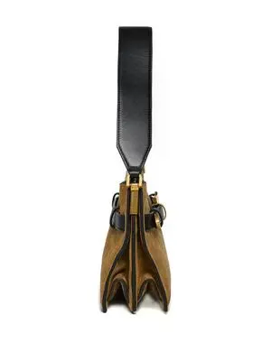 Nanushka Mini Harmonica Shoulder Bag - Neutrals