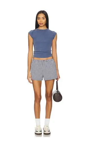 Free People X We The Free Ever Had Tee In Vintage Indigo - Blue