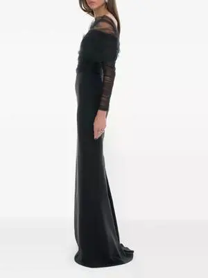 ANA RADU Off-shoulder Tulle Gown