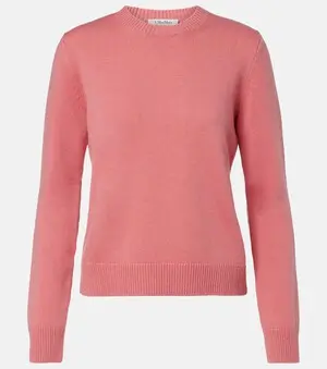 Max Mara Wool And Cashmere Crewneck Sweater - Pink