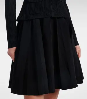 SELF-PORTRAIT Embellished Pleated Minidress