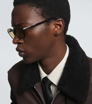 TOM FORD Square Frame Sunglasses - Black