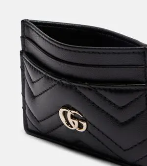 Gucci Gg Leather Card Holder