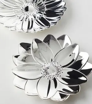 Christofle L'herbier Lotus -plated Bowl