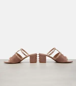 Valentino Garavani Rockstud 60 Leather Mules