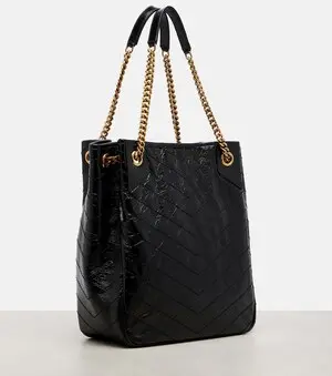Saint Laurent Niki Small Leather Tote Bag