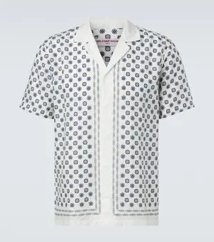 Orlebar Brown Maitan Printed Bowling Shirt