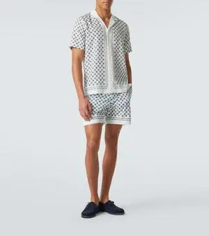 Orlebar Brown Maitan Printed Bowling Shirt