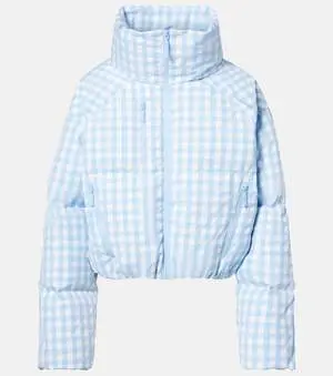 Cordova Cortina Gingham Down Ski Jacket - Blue