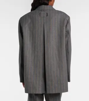 GANNI Pinstripe Blazer