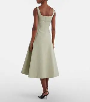Altuzarra Orrie Cotton-blend Midi Dress