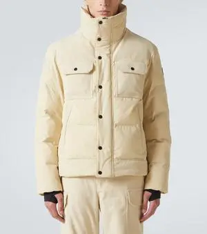 Fusalp Carlo Corduroy-trimmed Ski Jacket - White