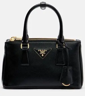 Prada Galleria Leather Top-handle Bag - Black