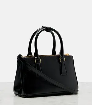 Prada Galleria Leather Top-handle Bag - Black