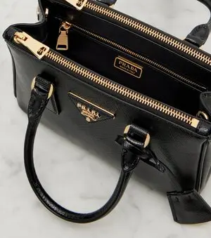 Prada Galleria Leather Top-handle Bag - Black