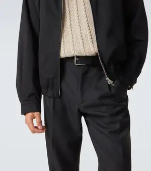 TOD'S Braided Suede Belt - Black