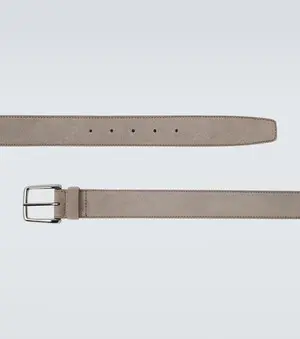 TOD'S Suede Belt - Grey