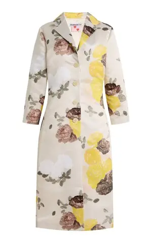 Bernadette Elle Floral Satin Coat - Multi
