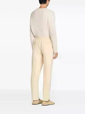 Sandro Elasticated Straight-leg Trousers