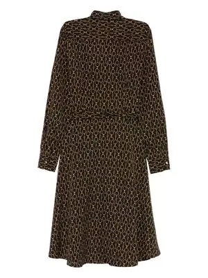 Ralph Lauren Chain Print Midi Dress