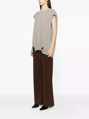 Helmut Lang Asymmetric Hem Brushed Vest