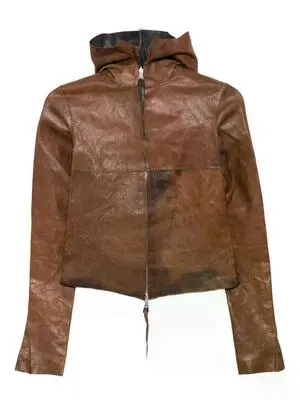MA+ Leather Jacket - Brown