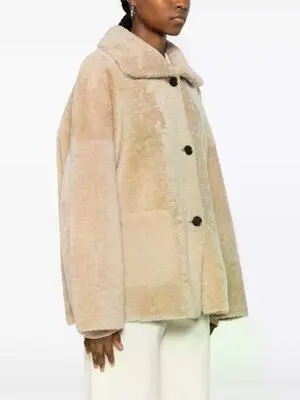 ARMA Isabella Reversible Shearling Coat - Neutrals