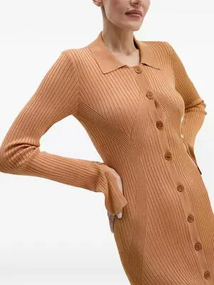 Patrizia Pepe Ribbed Knit Midi Dress
