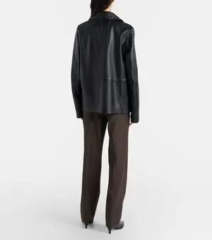 TOTEME Pleated Wide-leg Wool Trousers