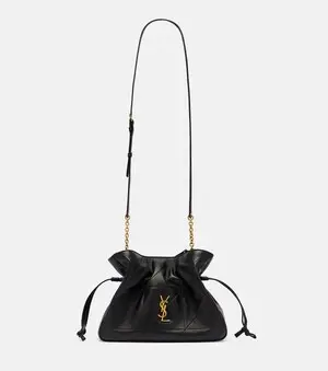 Saint Laurent Jamie Small Leather Shoulder Bag - Black
