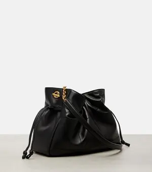 Saint Laurent Jamie Small Leather Shoulder Bag - Black