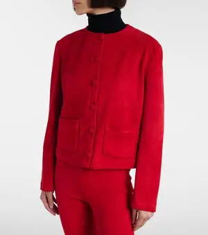 Stouls Gabrielle Suede Jacket - Red