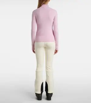 Cordova Ribbed-knit Wool-blend Ski Top - Pink
