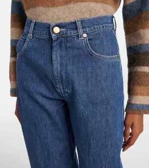 Max Mara Masia Barrel-leg Jeans - Blue