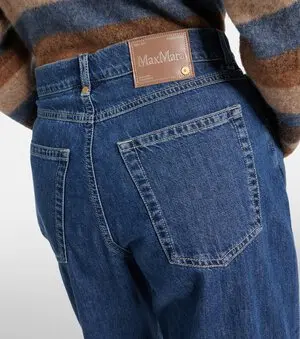 Max Mara Masia Barrel-leg Jeans - Blue