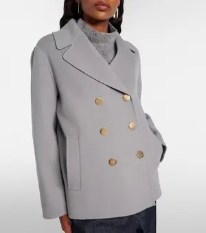 Max Mara Margot Double-breasted Virgin Wool Jacket