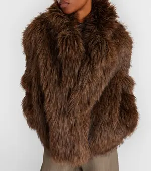 Magda Butrym Cropped Fur Jacket