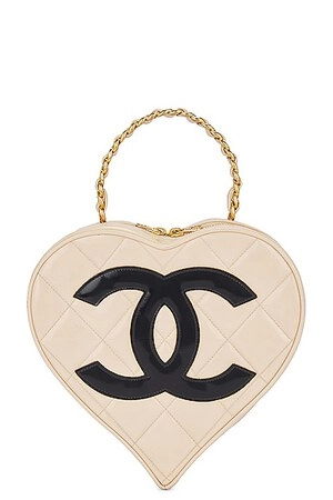 Chanel 1994 Patent Heart Vanity Bag