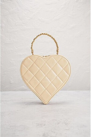 Chanel 1994 Patent Heart Vanity Bag