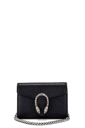 Gucci Dionysus Wallet On Chain - Black