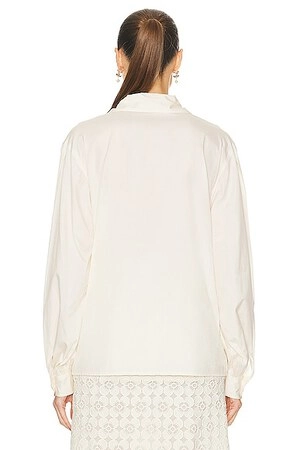 Chanel Balloon Sleeve Shirt