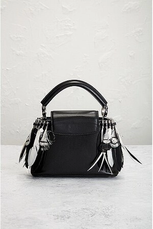 LOUIS VUITTON Feather Embellished Capucines Bb Handbag