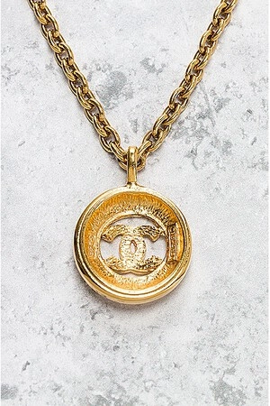 Chanel Coco Mark Necklace - Gold