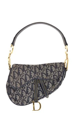 Dior Vintage Diorissimo Saddle Bag - Blue