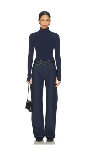 Show Me Your Mumu Ribbed Turtleneck Top