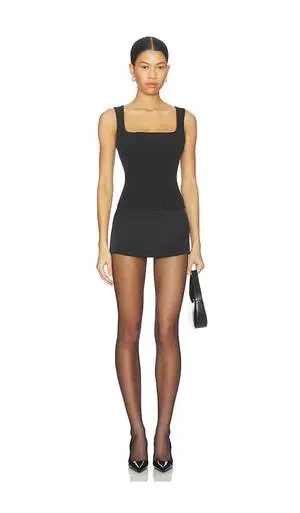ALL THE WAYS Gwynne Button Up Top - Black